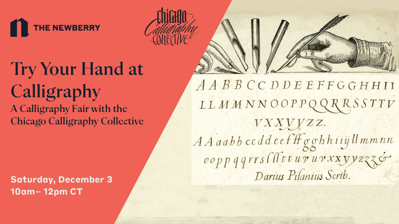 Try Your Hand at Calligraphy: A Calligraphy Fair with the Chicago ...